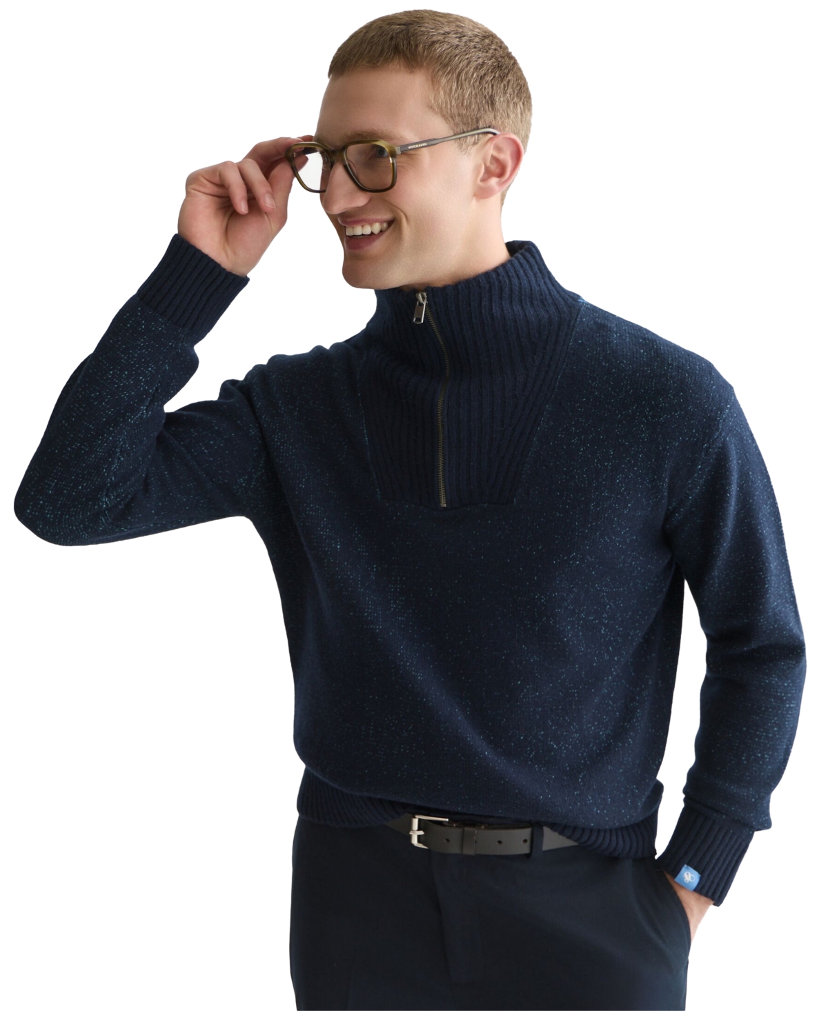 Click here for Scotch & Soda Mens Troyer Wool-Blend Dropped Shoul... prices