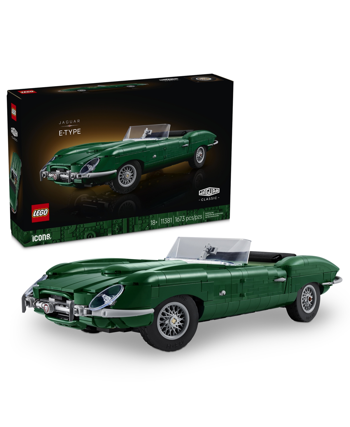 Click here for Lego Icons Jaguar E-Type 11381 1 673-Piece Buildin... prices