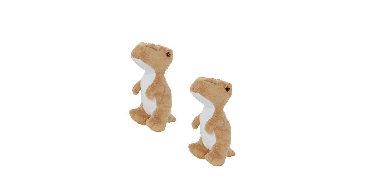 Click here for Mighty Jr Dinosaur TRex 2 Pack  Durable Plush Sque... prices