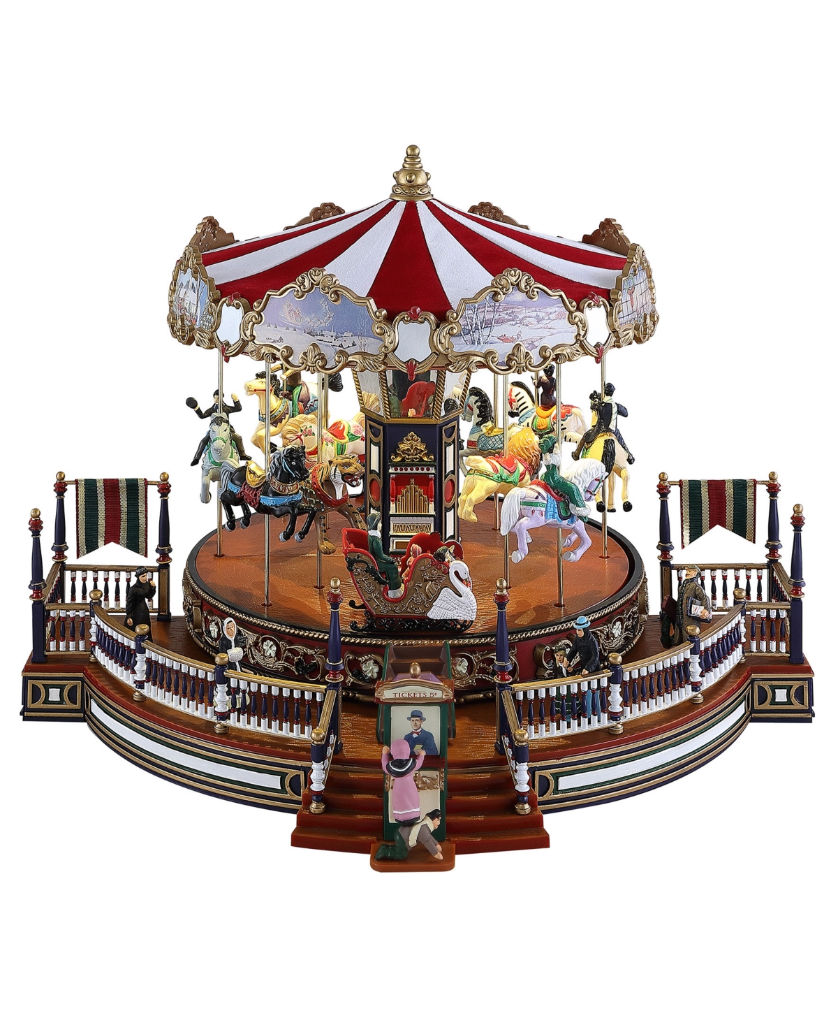Click here for Mr. Christmas Holiday 15.75 Around The Carousel -... prices