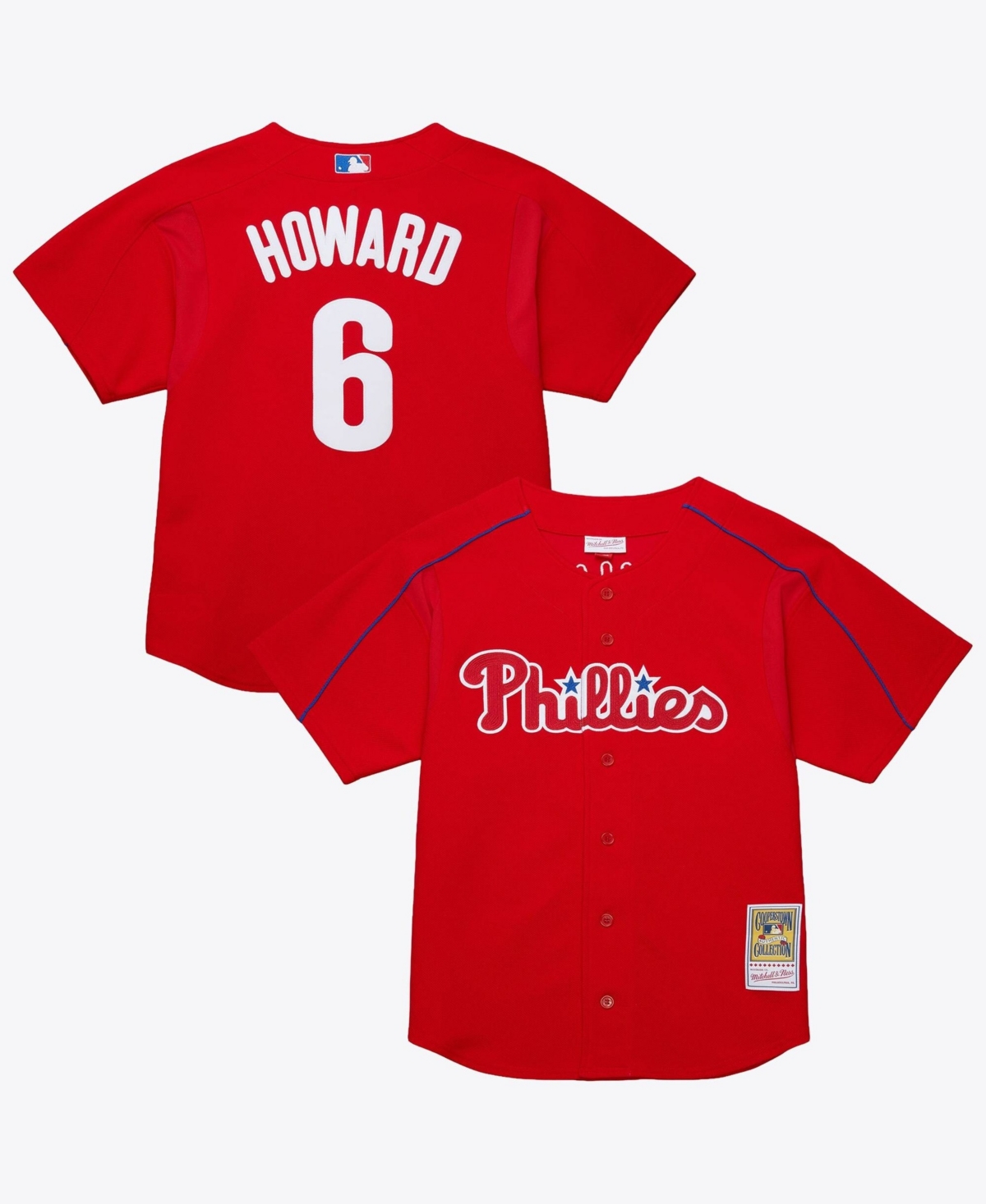 Click here for Mitchell Ness Mens Ryan Howard Red Philadelphia Ph... prices