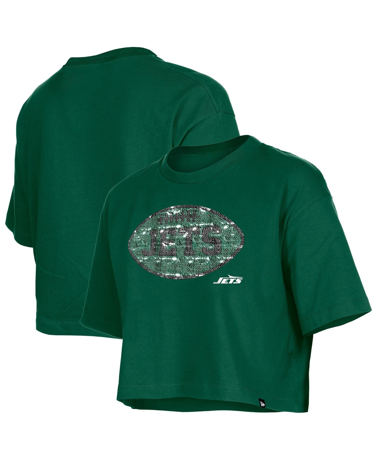 Click here for New Era Big Girls Green New York Jets Flip Sequin... prices
