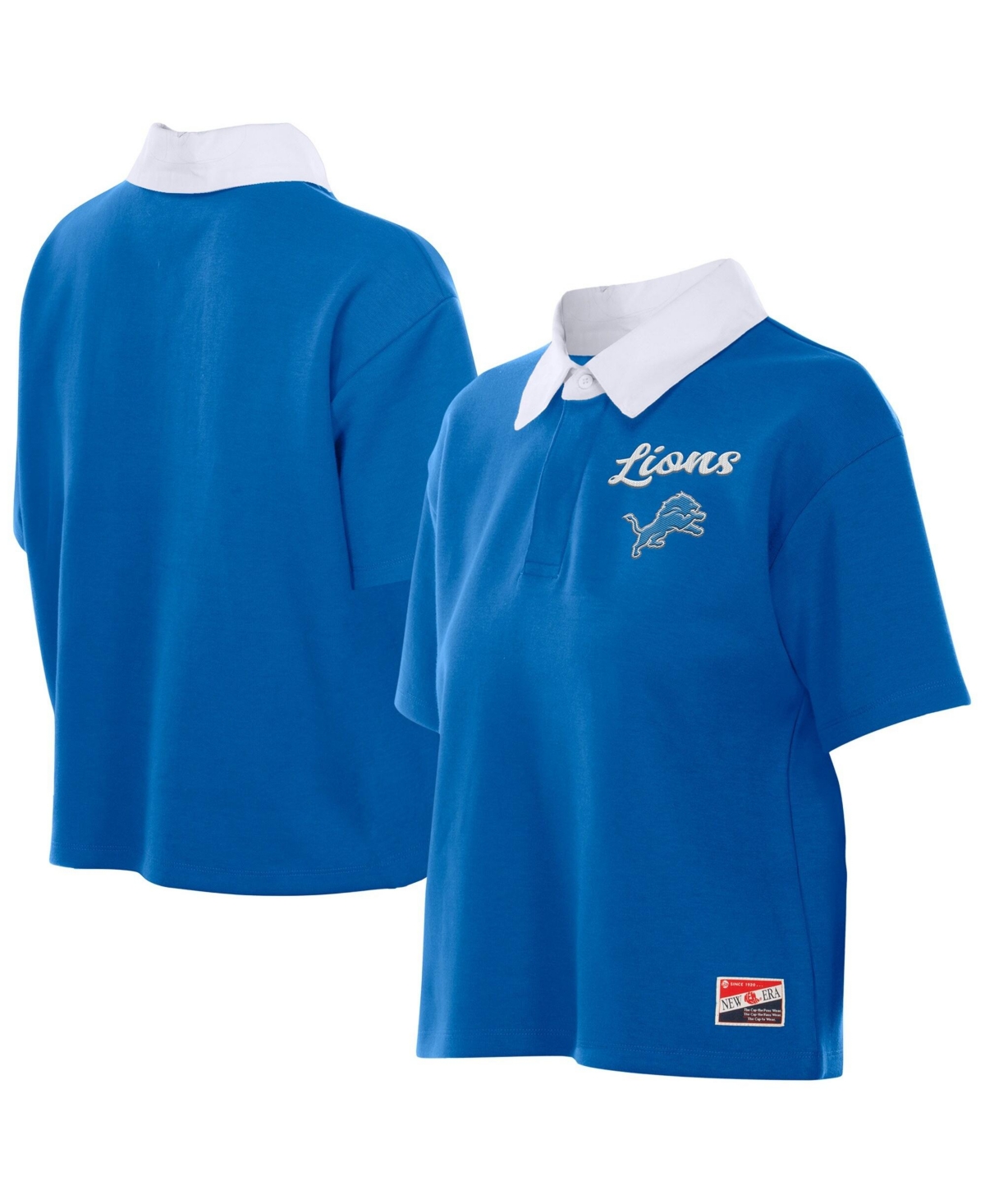 Click here for New Era Womens Detroit Lions Throwback Boxy Croppe... prices