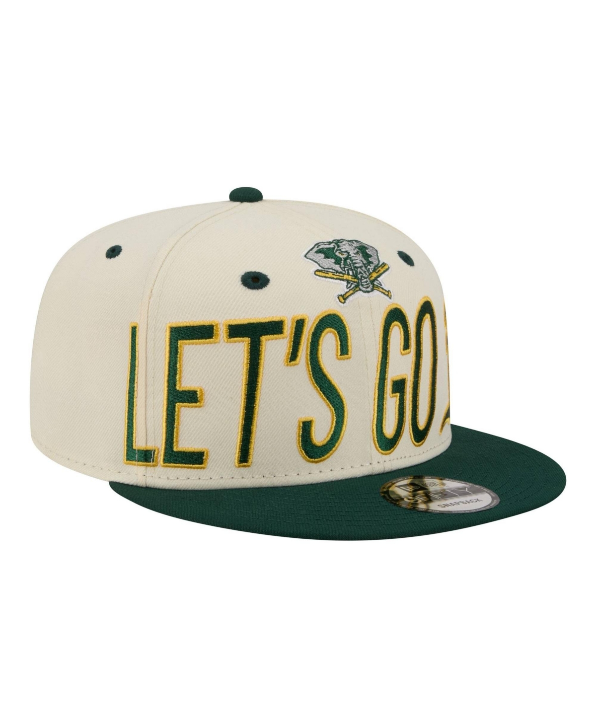 Click here for New Era Mens Cream Athletics Oversized Slogan 9FIF... prices