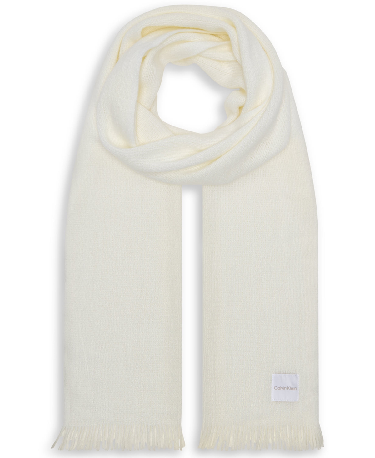 Click here for Calvin Klein Womens Super Soft Fringe Detailing Sc... prices