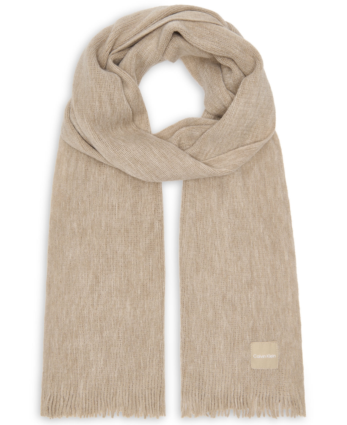 Click here for Calvin Klein Womens Super Soft Fringe Detailing Sc... prices