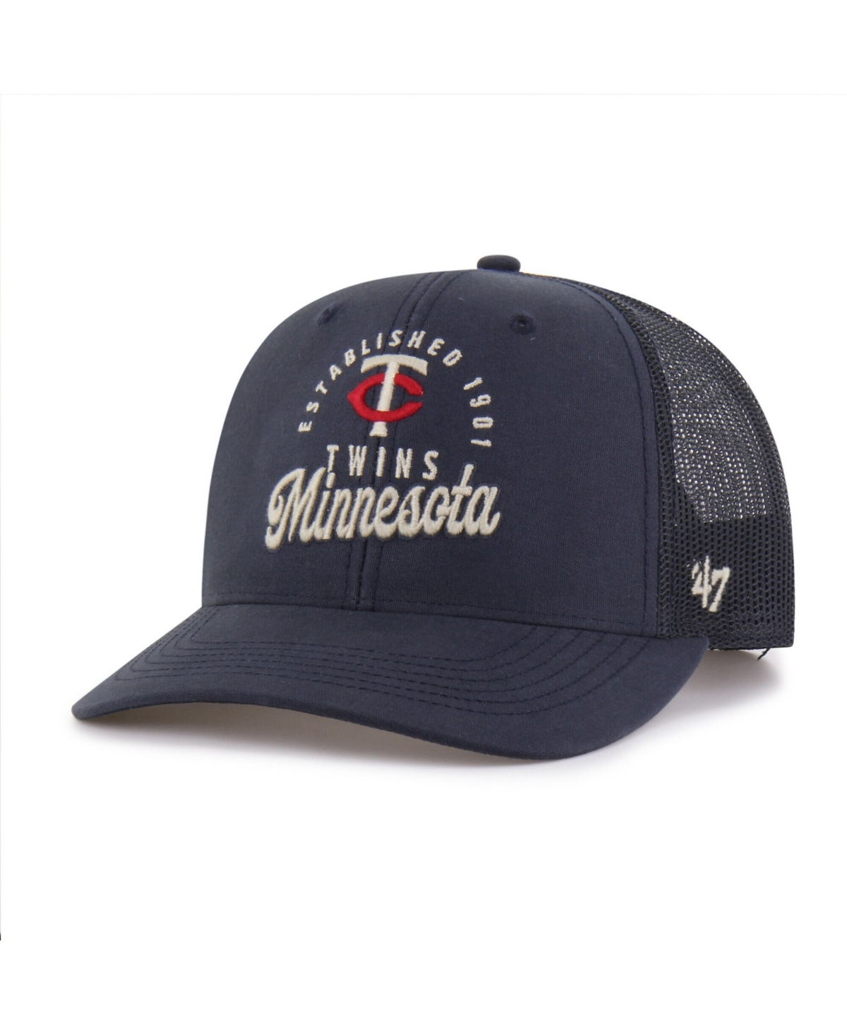 Click here for 47 Brand Mens Navy Minnesota Twins Pitstop Trucker... prices