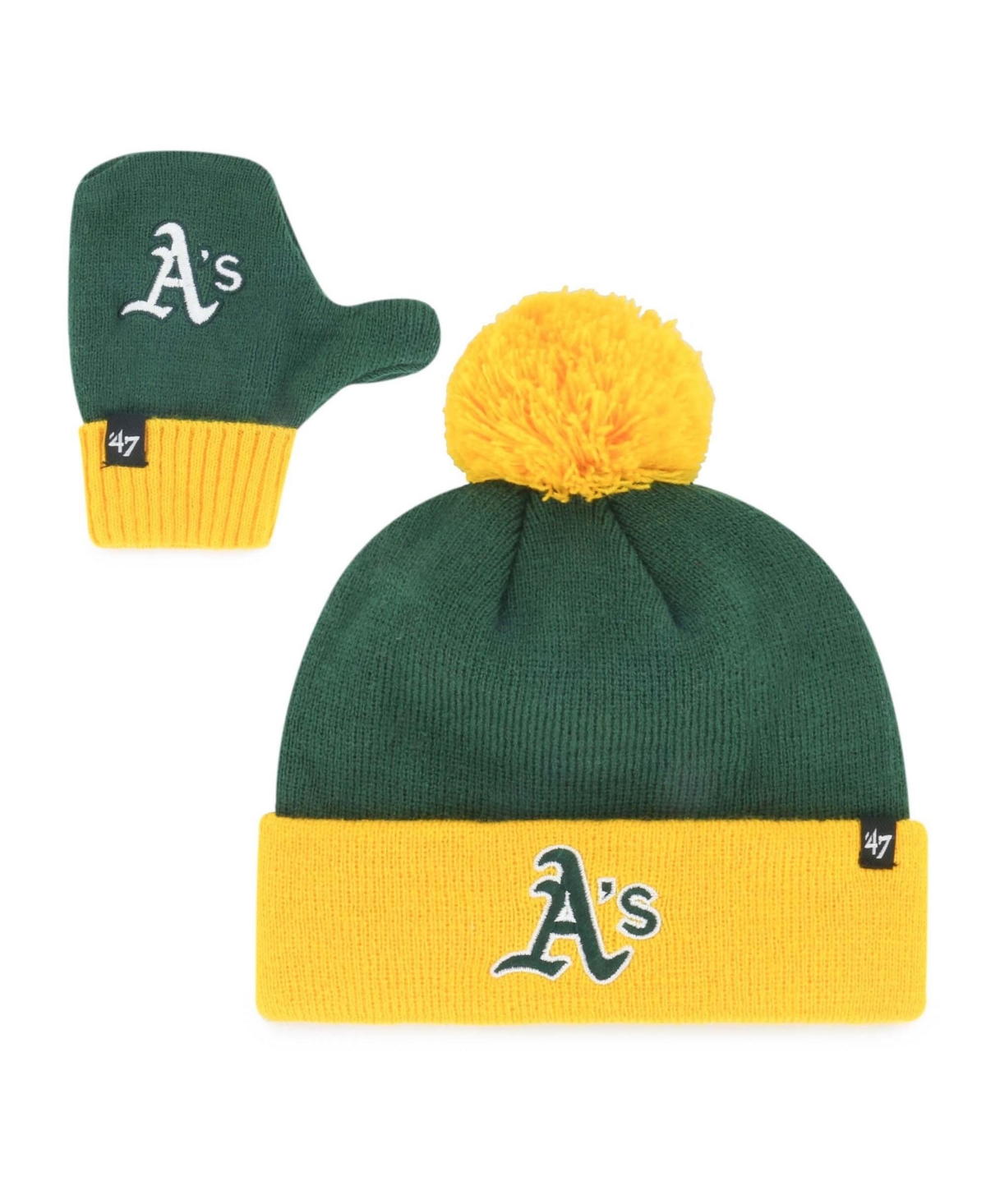 Click here for 47 Brand Toddler Green Athletics Bam Bam Cuffed Kn... prices