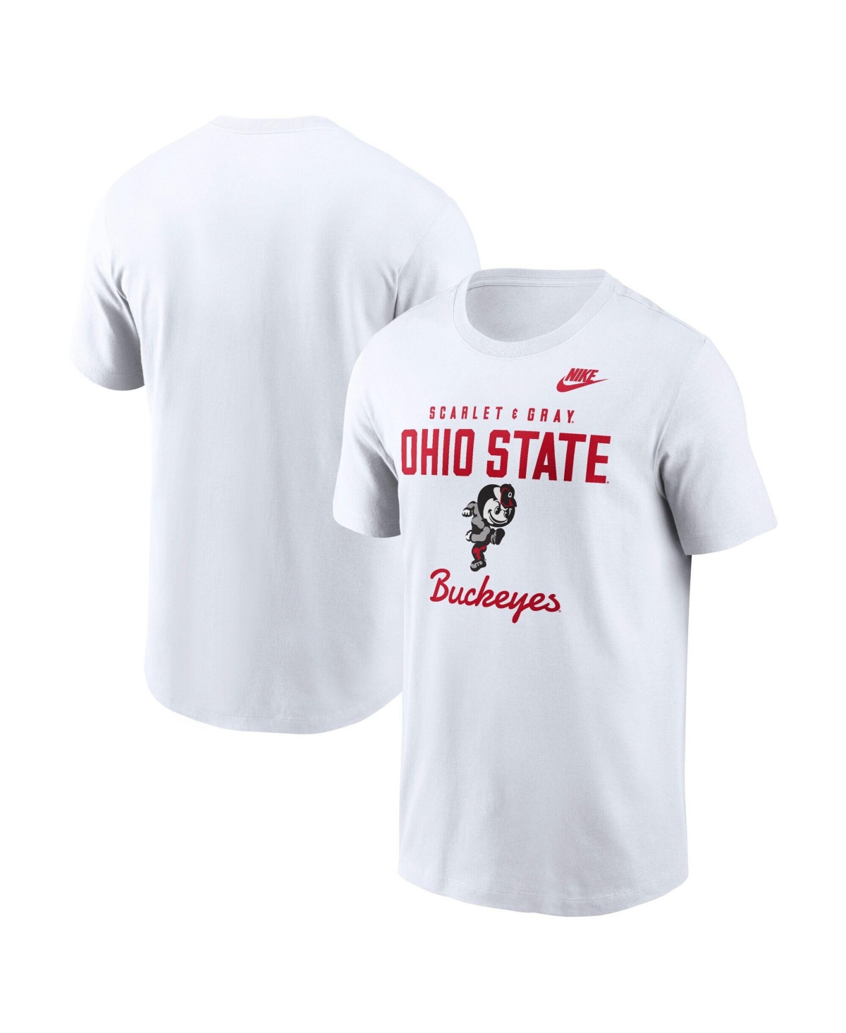 Click here for Nike Mens White Ohio State Buckeyes Legacy Stacked... prices