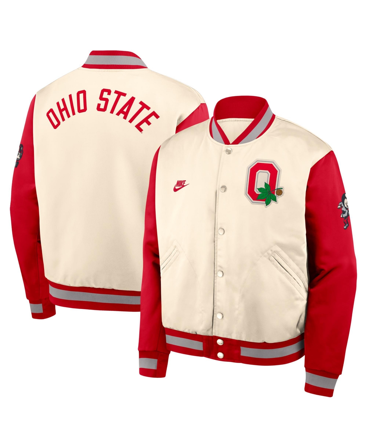 Click here for Nike Mens Natural/Scarlet Ohio State Buckeyes Lega... prices