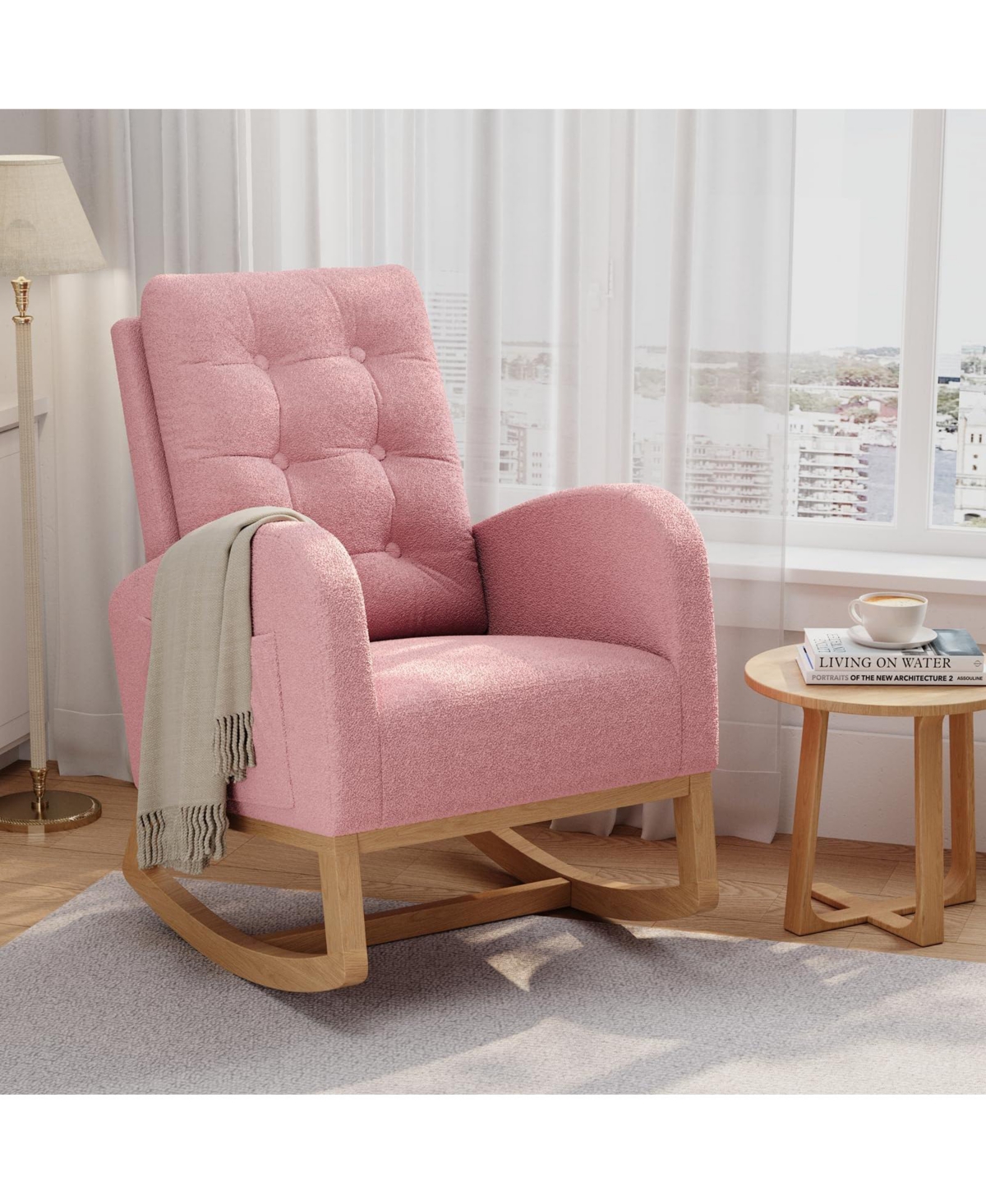 Click here for homfan Nursing Rocking Chair with Footrest for Nur... prices