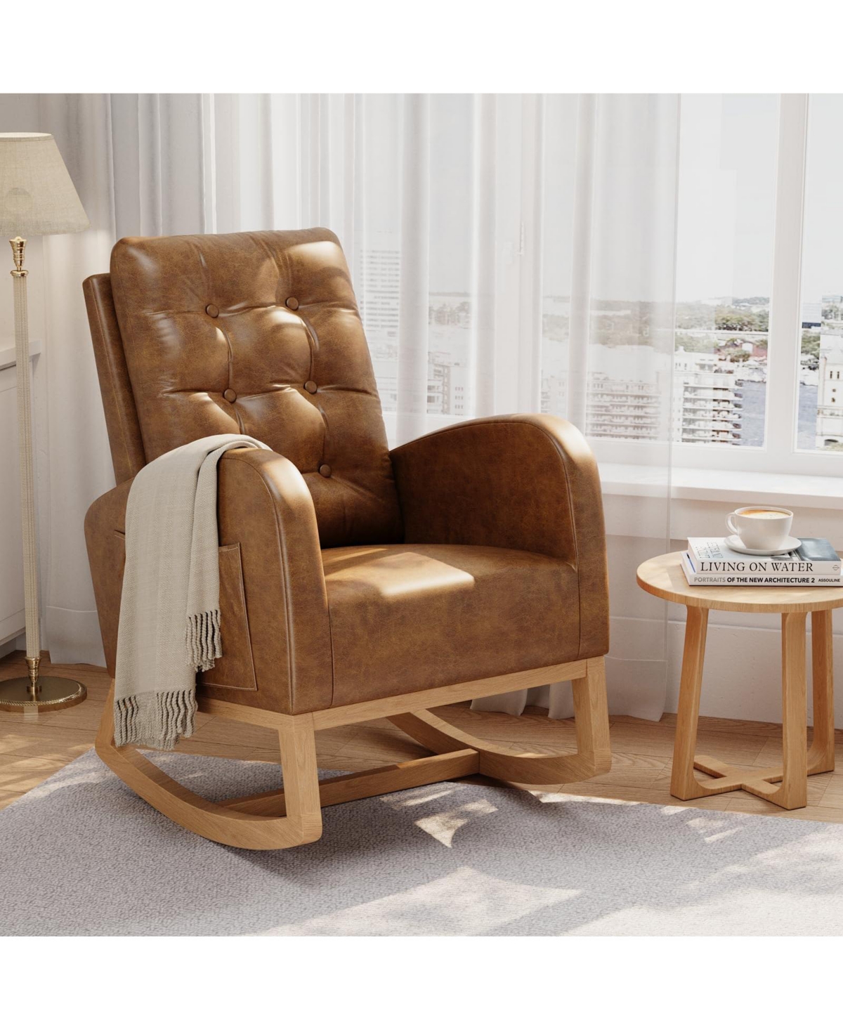 Click here for homfan Nursing Rocking Chair with Footrest for Nur... prices