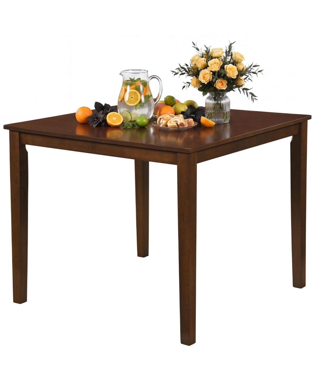 Click here for Costway Farmhouse Dining Table for 4 People  35 Sq... prices