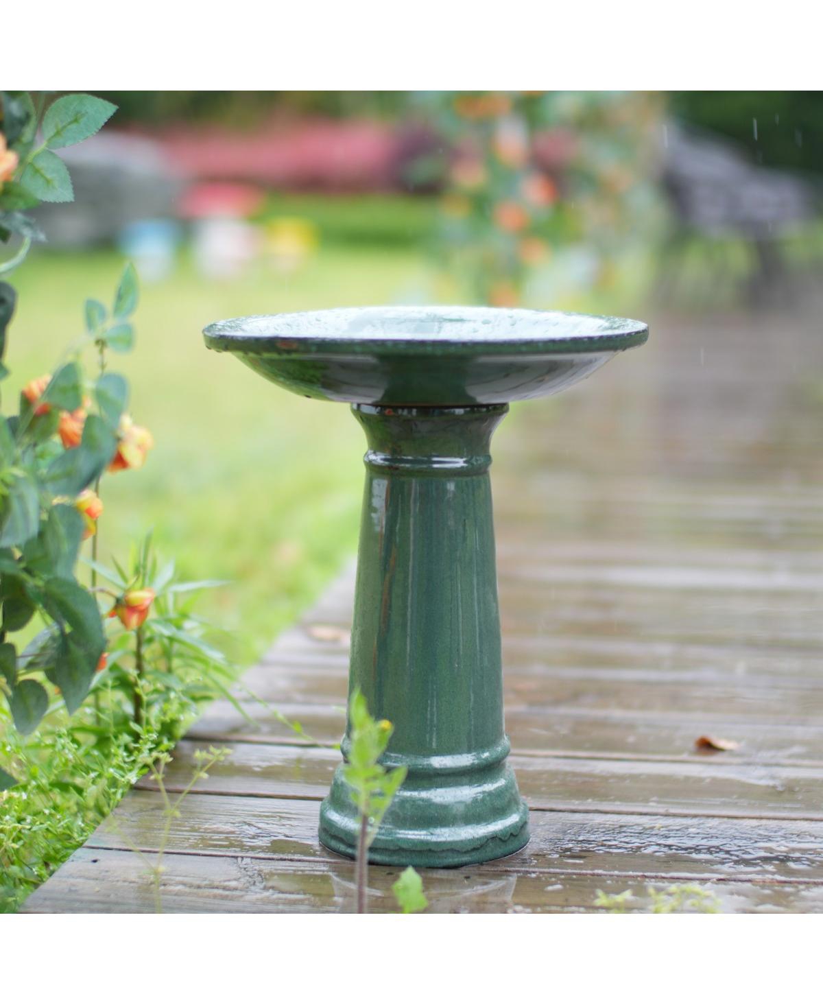 Click here for Laoties 15H Vintage Ceramic Bird Bath  Decorative... prices