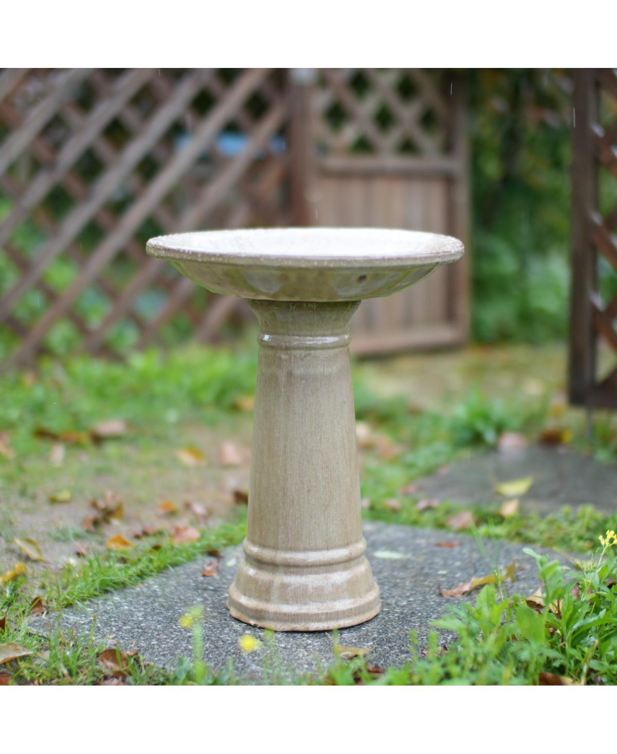 Click here for Laoties 15H Vintage Ceramic Bird Bath  Decorative... prices