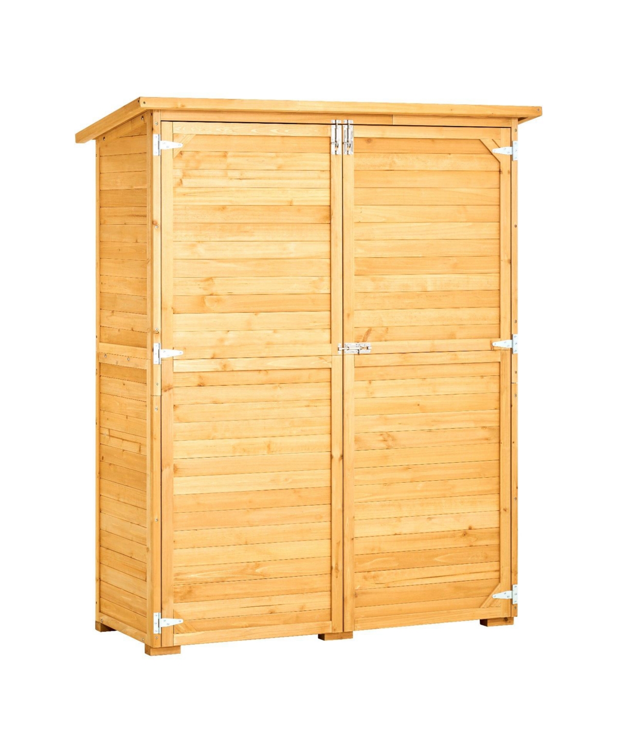 Click here for Gouun Cedar Wood Outdoor Storage Shed with Waterpr... prices