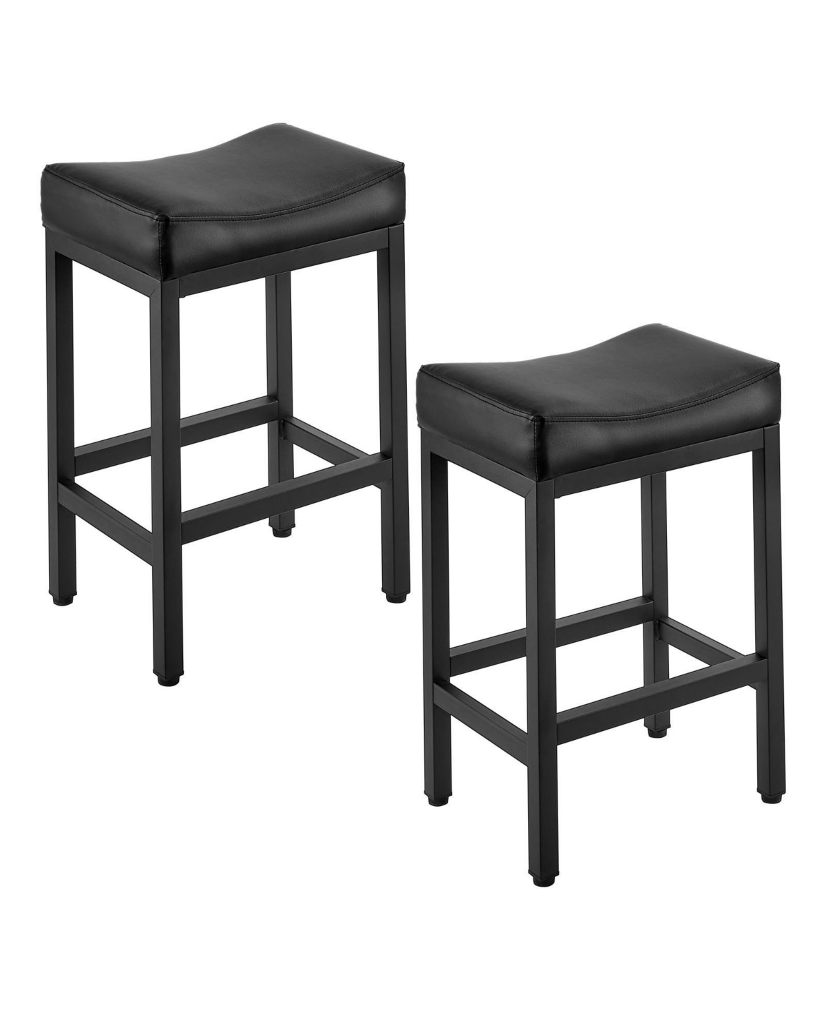 Click here for Slickblue Set of 2 Pu Leather Counter Bar Stools 2... prices