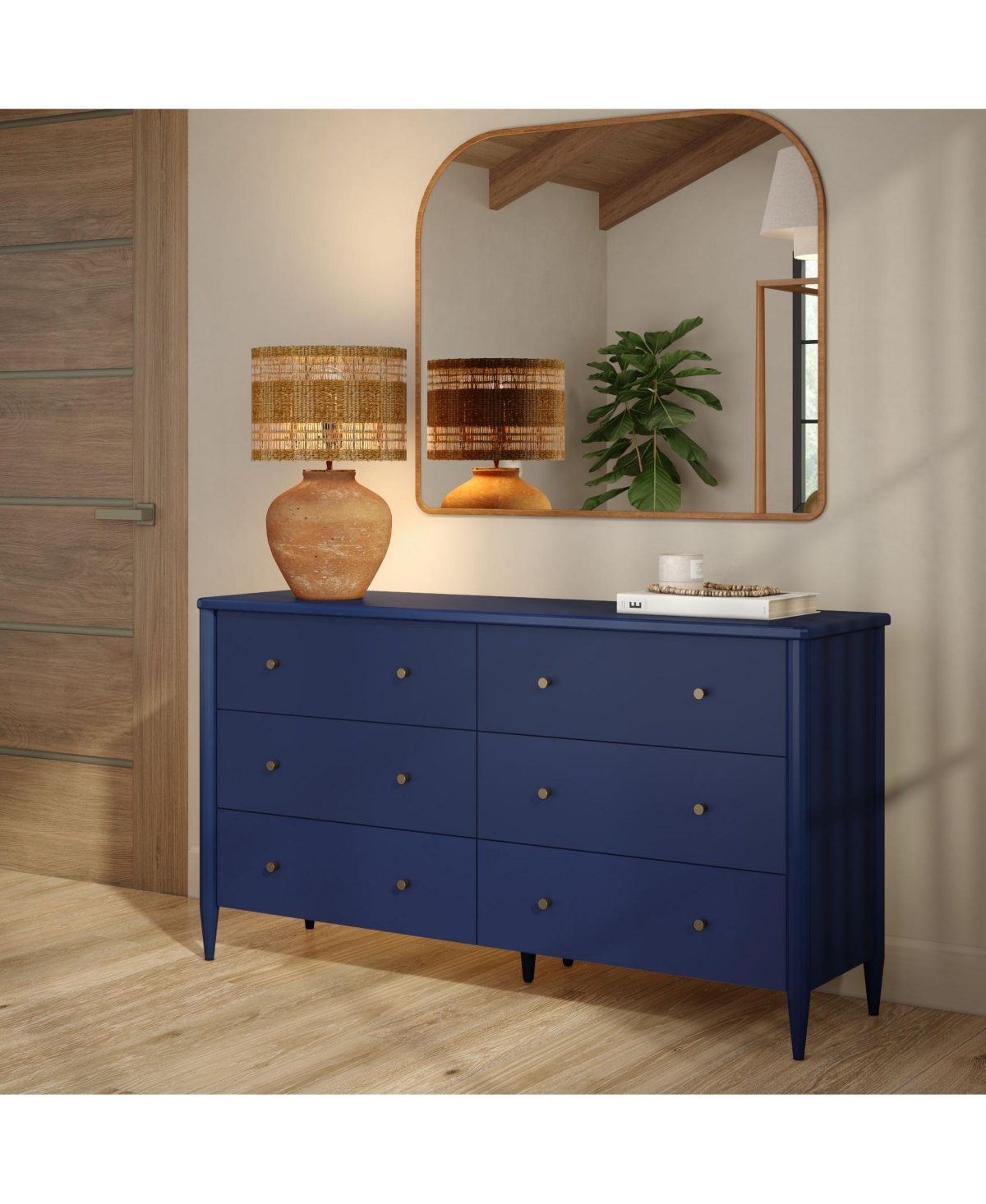 Click here for Plank+Beam Harbor 6 Drawer Dresser - Blue prices