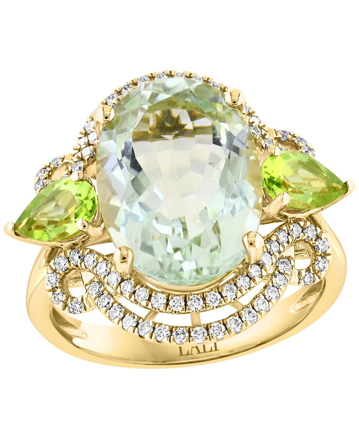 Click here for Lali Jewels Green Amethyst (5.44 ct. t.w.) & Perid... prices