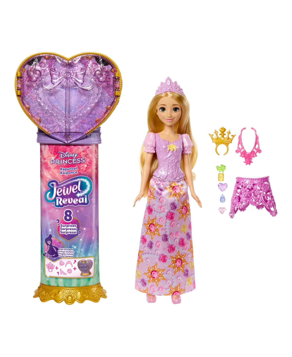 Click here for Disney Princess Jewel Reveal Rapunzel 12.75 Fashio... prices