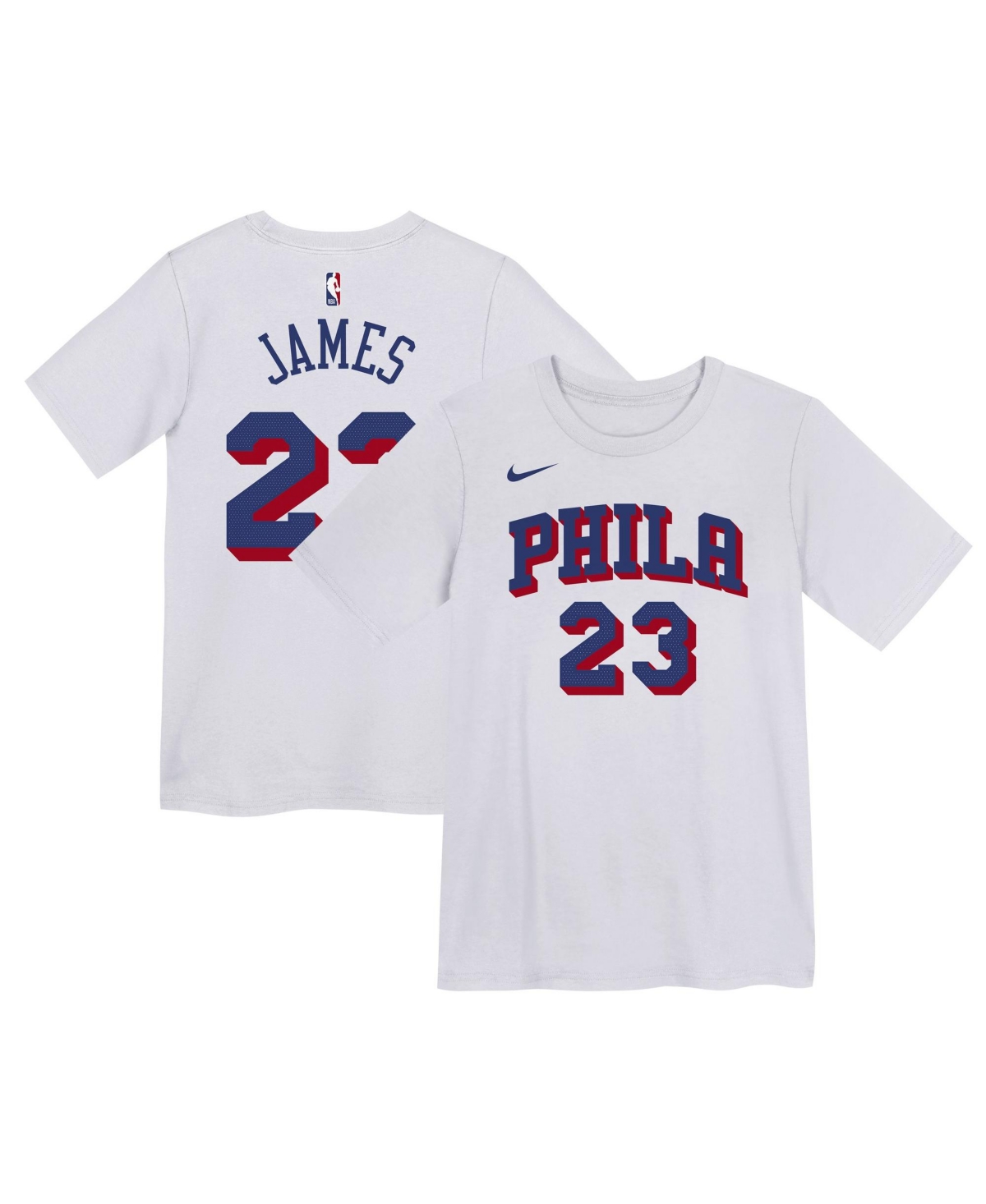 Click here for Nike Preschool LeBron James White Philadelphia 76e... prices
