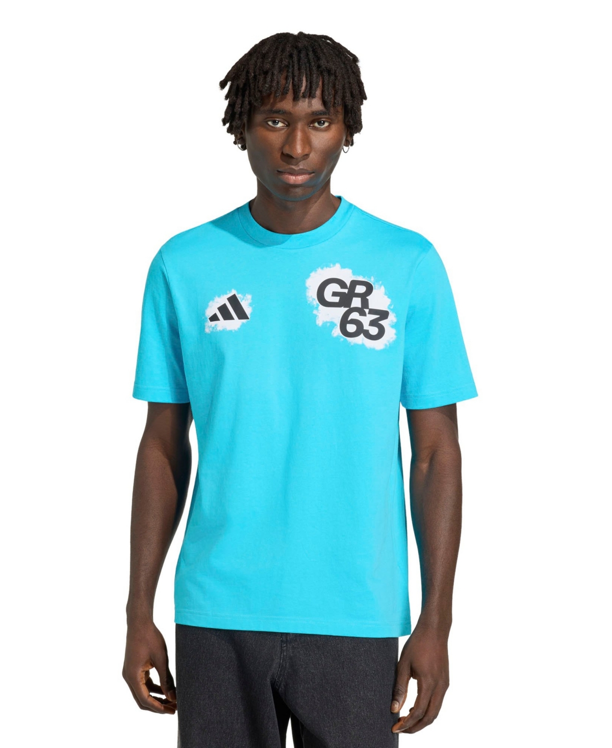 Click here for Adidas Mens George Russell Blue Mercedes-amg Petro... prices