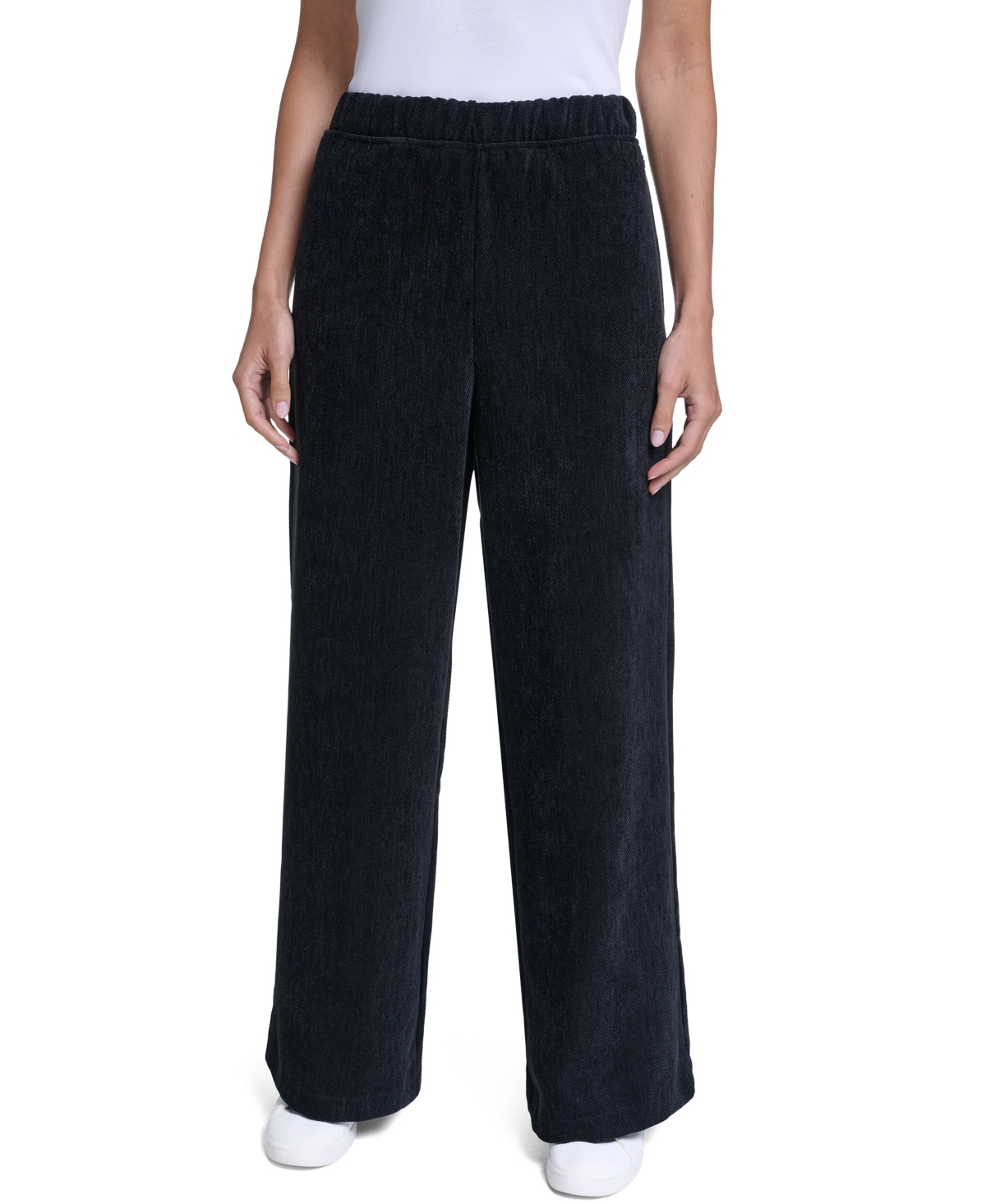 Click here for Nautica Womens High-Rise Wide-Leg Herringbone Pant... prices