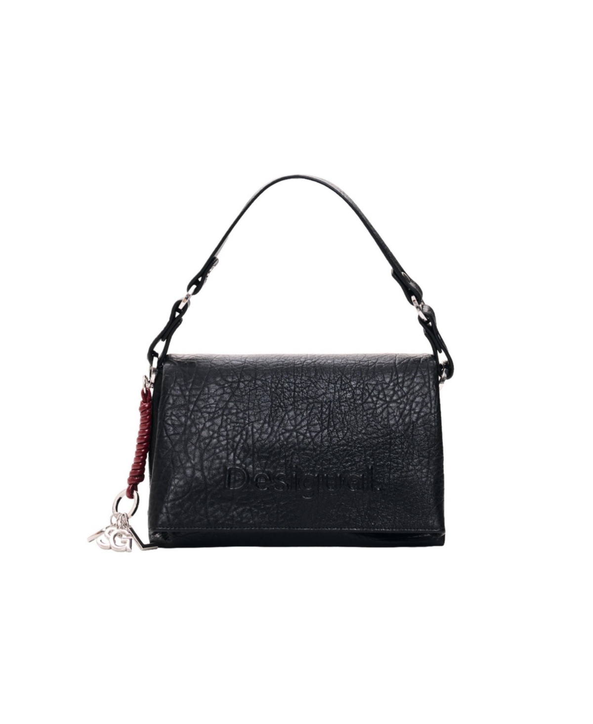 Click here for Desigual Womens Medium Quilted Bag - Black prices