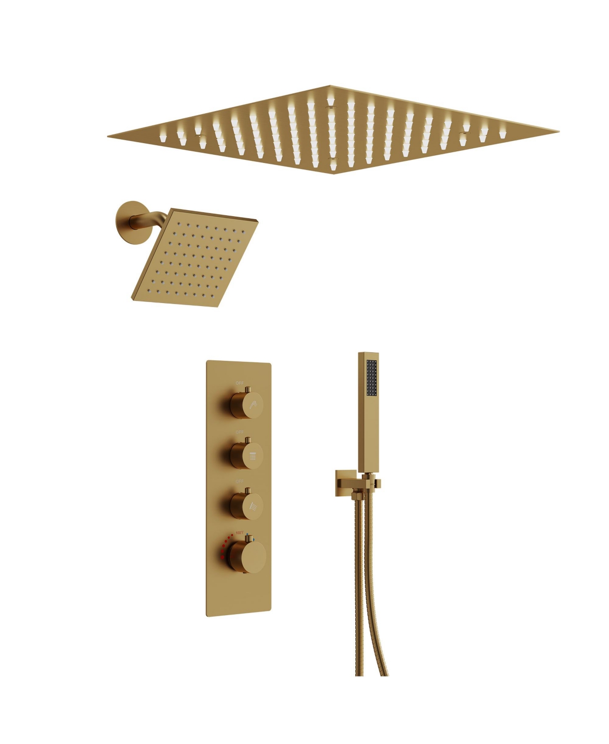 Click here for Everstein Thermostatic Dual Showerheads System Cei... prices