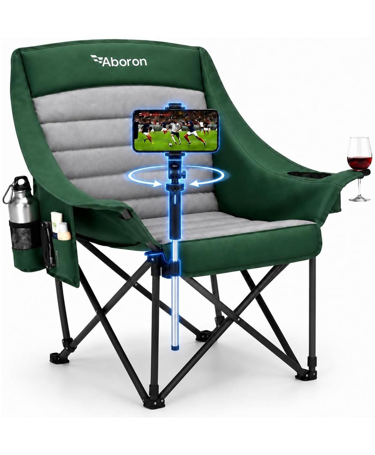 Click here for Aboron Oversized Camping Chair Padded Folding with... prices