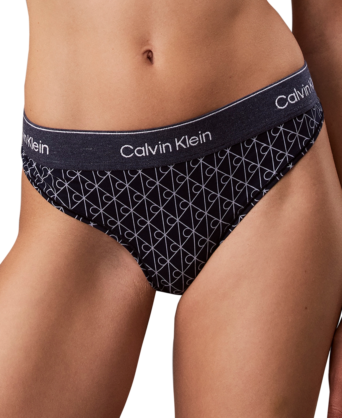 Click here for Calvin Klein Icon Cotton-Modal Thong  QF9159 - Den... prices