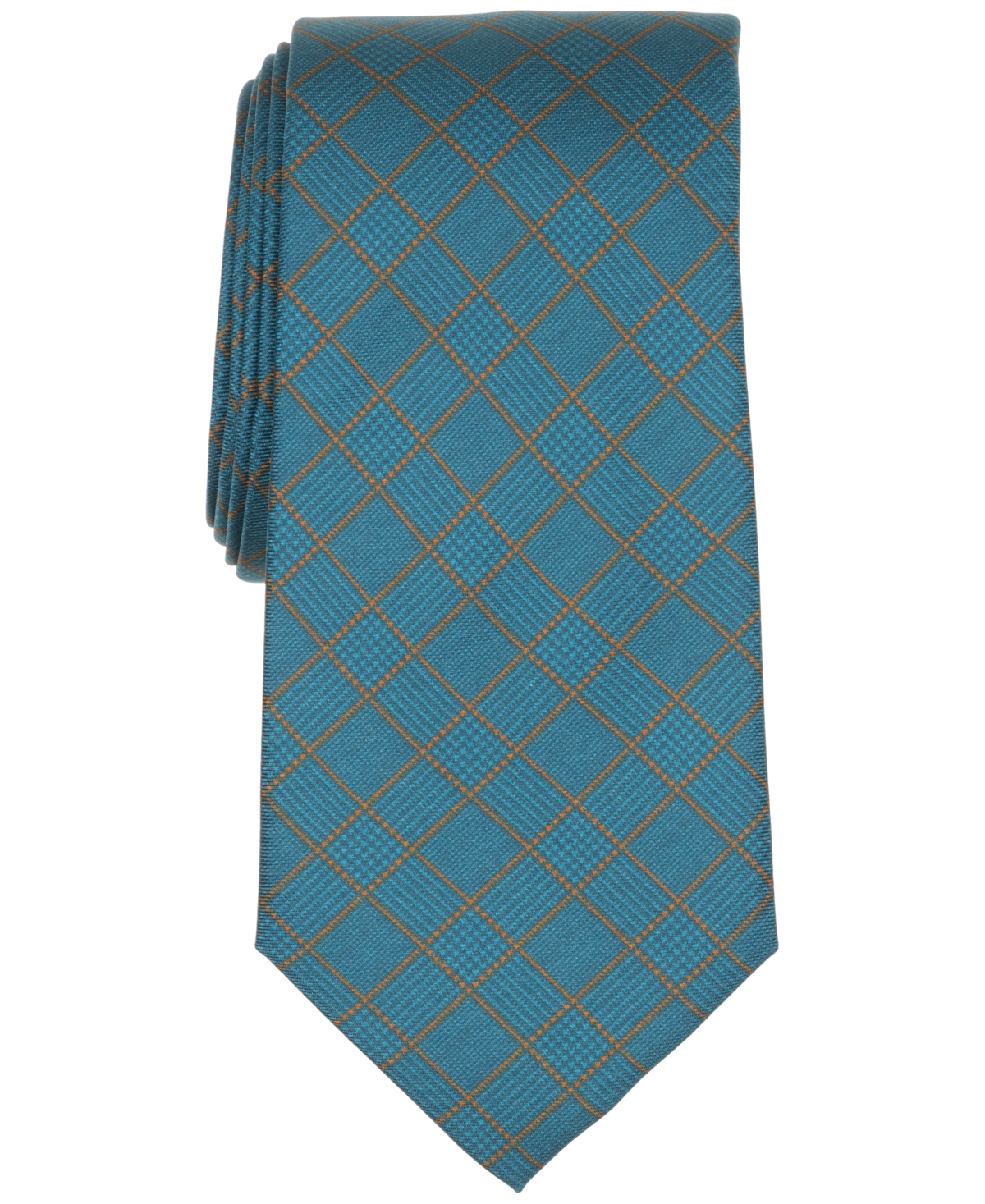 Click here for Club Room Mens Grand Plaid Classic Tie - Teal prices
