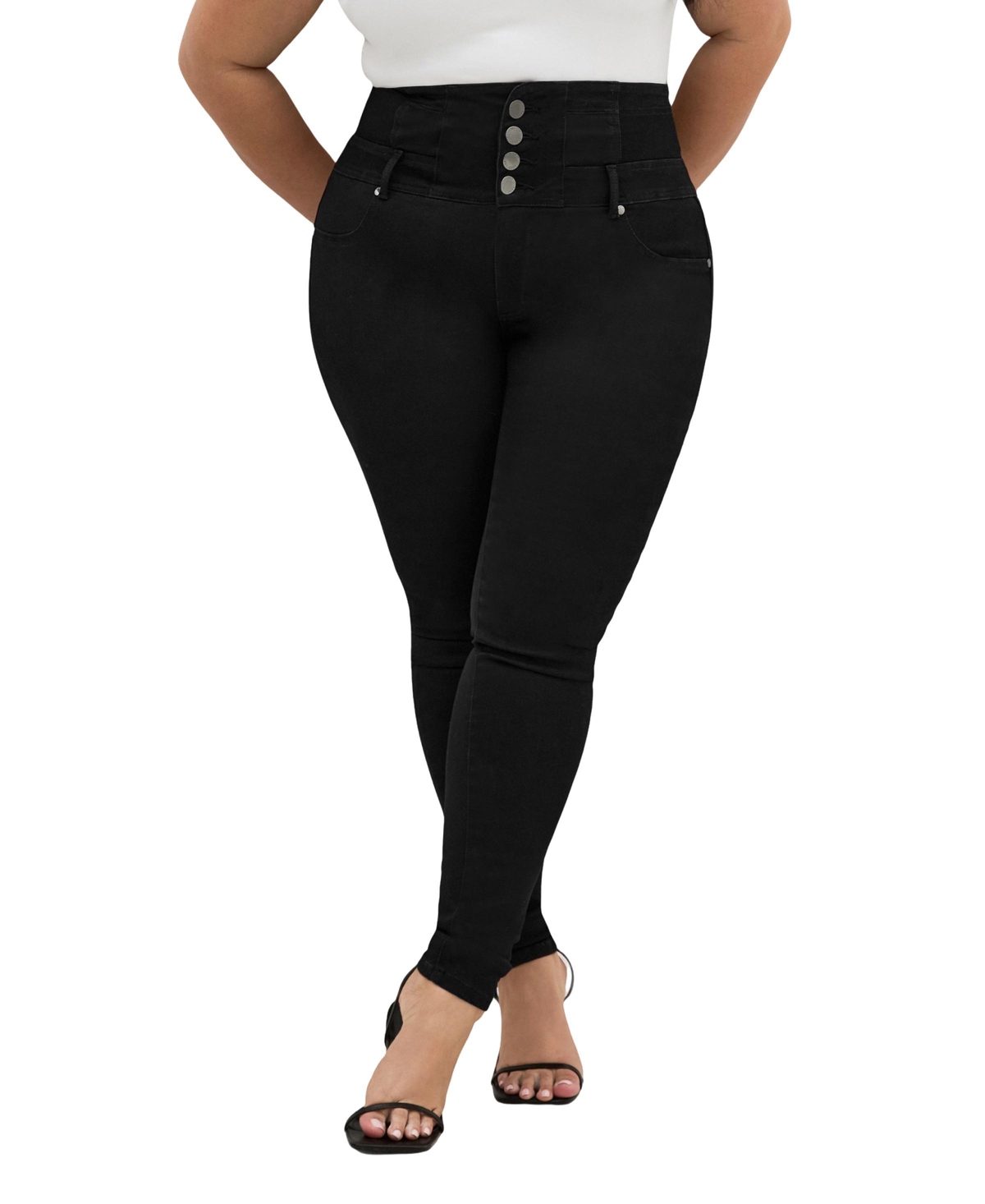 Click here for City Chic Plus Size Harley Fit Corset Skinny Leg R... prices