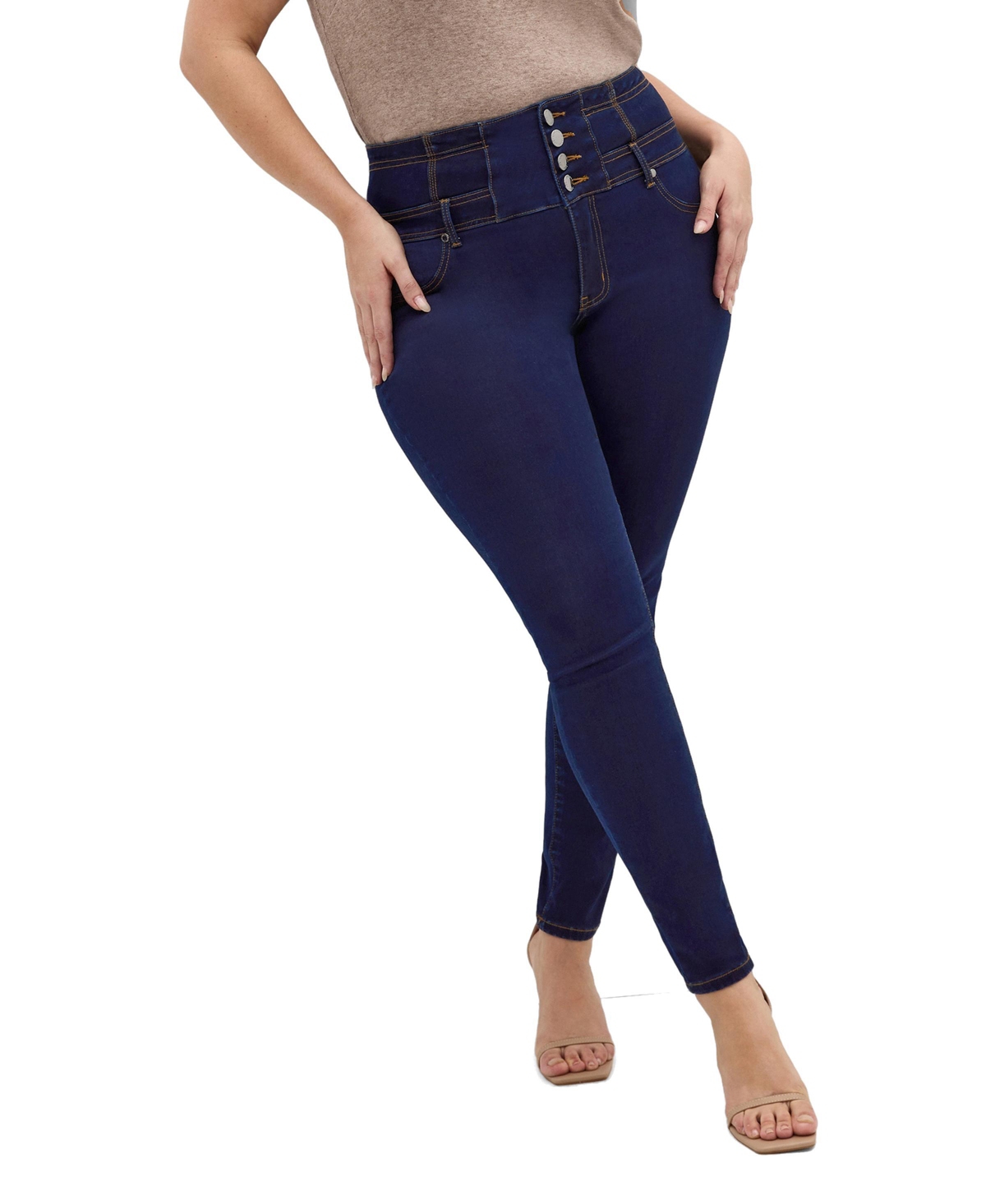 Click here for City Chic Plus Size Harley Fit Corset Skinny Leg R... prices