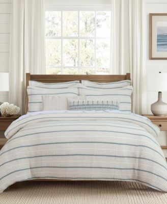 Click here for Levtex Home Waffle Stripe Textured Comforter Sets prices