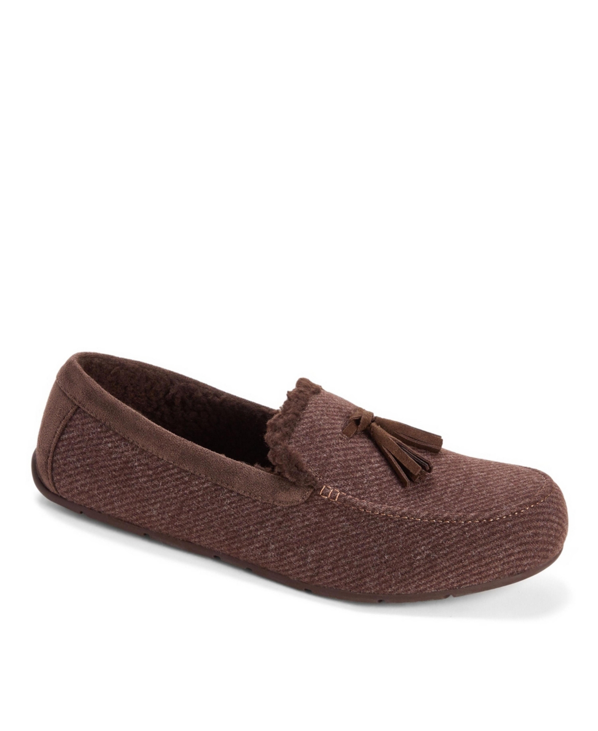 Click here for Dearfoams Mens Perkins Moccasin Slippers - Coffee prices