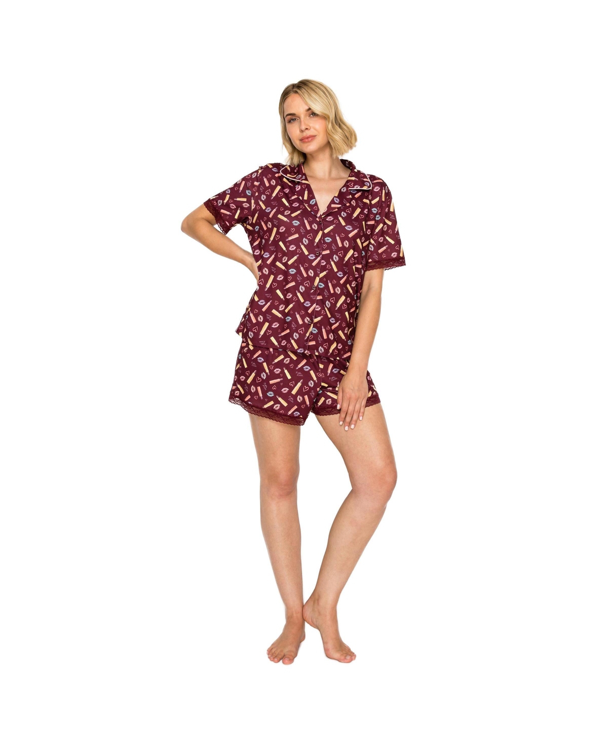 Click here for Studio Badgley Mischka Womens Yummy Jersey Notched... prices