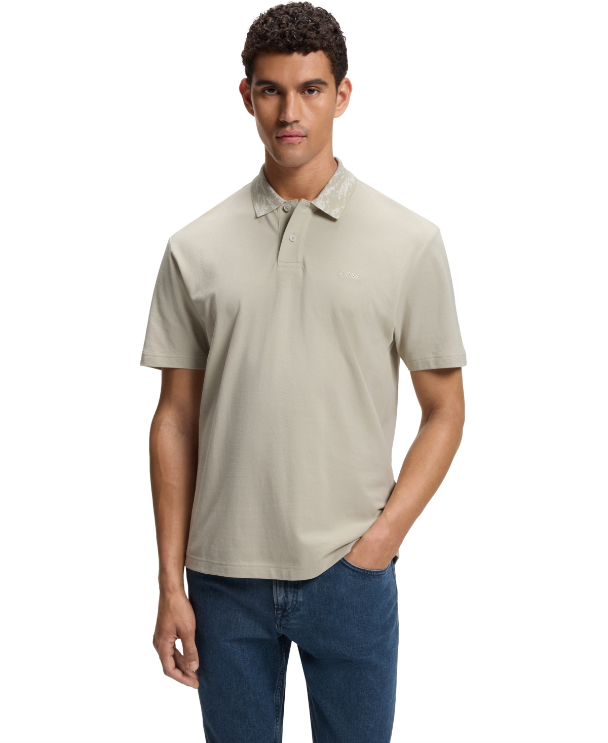 Click here for Boss by Hugo Boss Mens Cotton-Pique Regular-Fit Po... prices