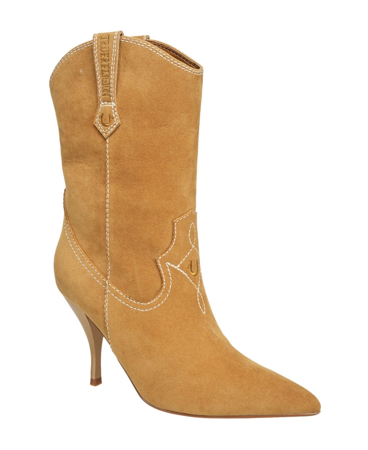 Click here for True Religion Womens 702 Logo Mid Calf Cowboy Boot... prices