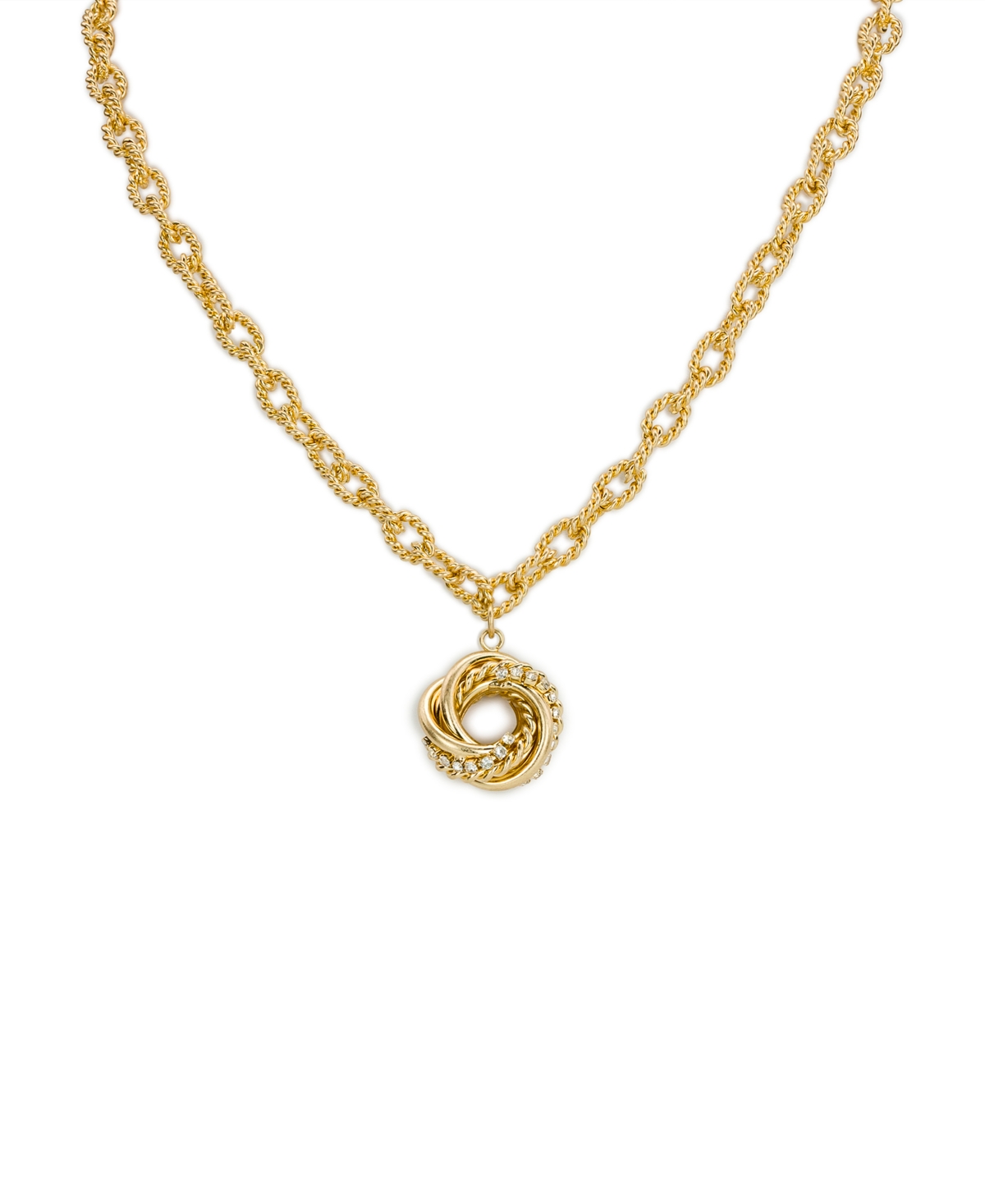 Click here for Patricia Nash Gold-Plated Rope Knot Y Necklace - W... prices