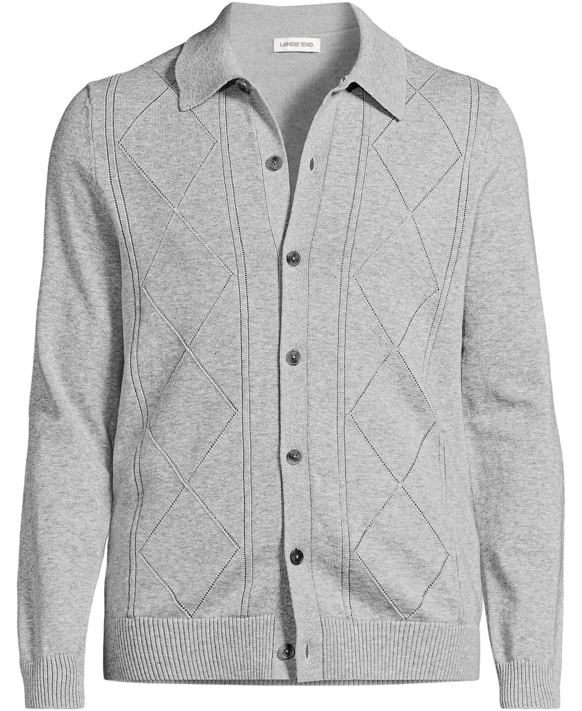 Click here for Lands End Mens Long Sleeve Fine Gauge Cotton Point... prices