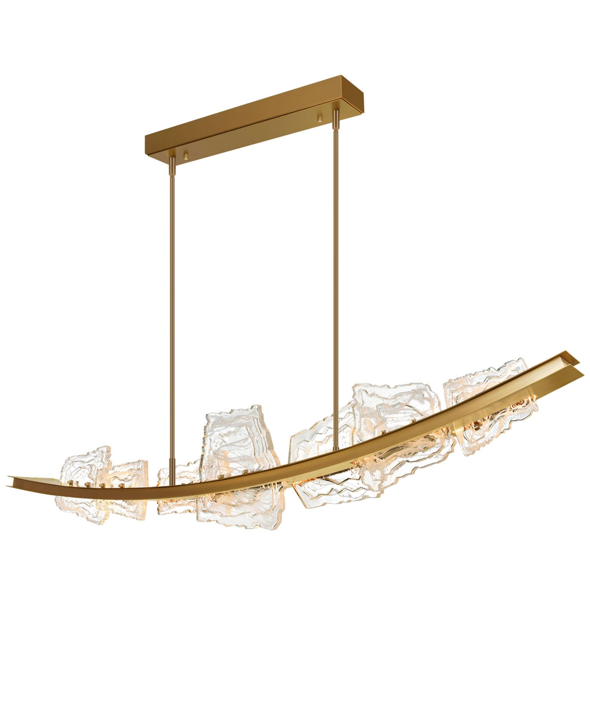 Click here for Cwi Lighting Arcus 70 Metal Chandelier - Brass prices