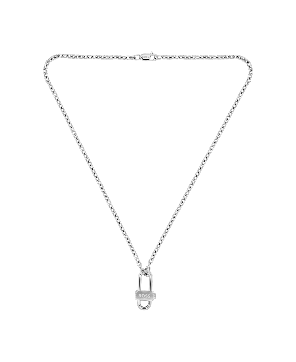 Click here for Hugo Boss Mens Ventoux Stainless Steel Necklace -... prices