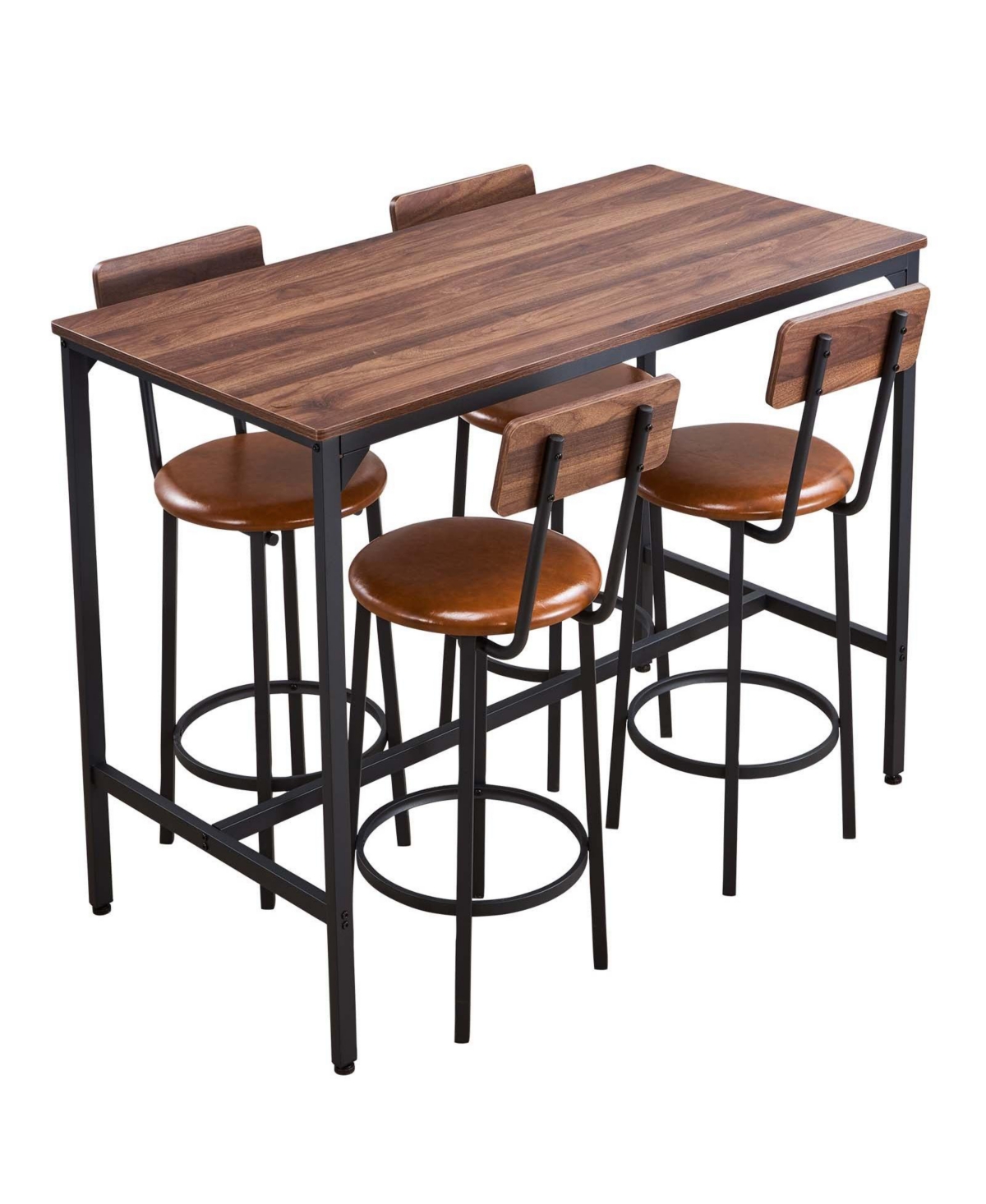 Click here for Slickblue 47 Inch Bar Height Table Set with 4 Stoo... prices