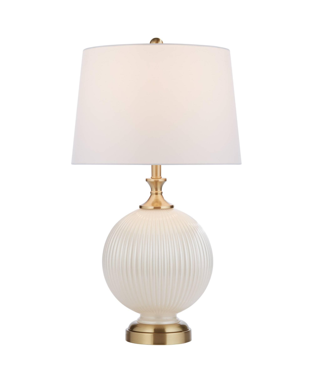 Click here for Possini Euro Design 27 High Fluted Opal Glass Tabl... prices