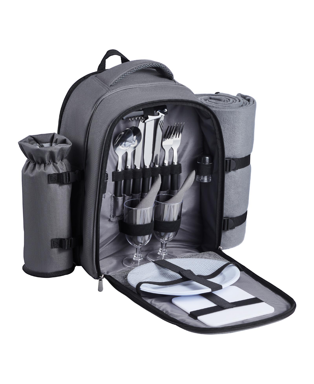 Click here for Sugift 2 Person Picnic Backpack with Insulated Coo... prices