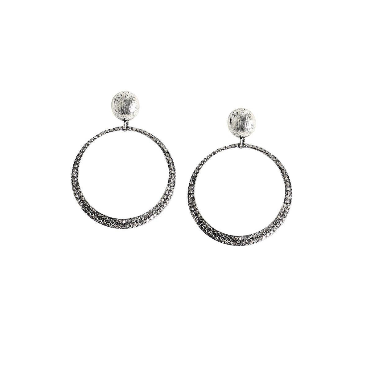 Click here for Sohi Womens Party Drop Earrings - Silver-tone with... prices