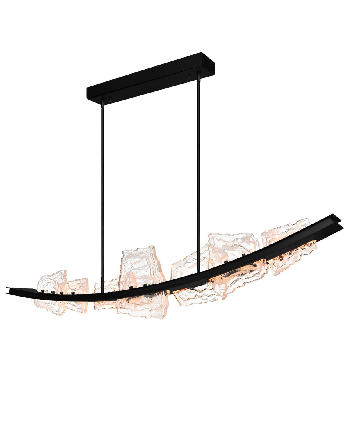 Click here for Cwi Lighting Arcus 70 Metal Chandelier - Black prices