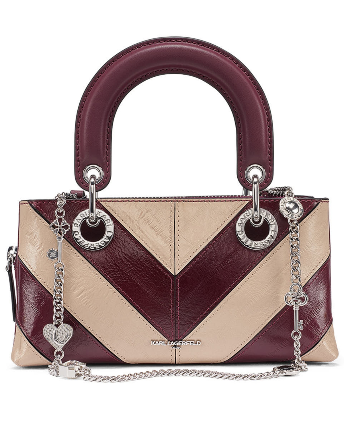 Click here for Karl Lagerfeld Paris Benoite Small Leather Satchel... prices