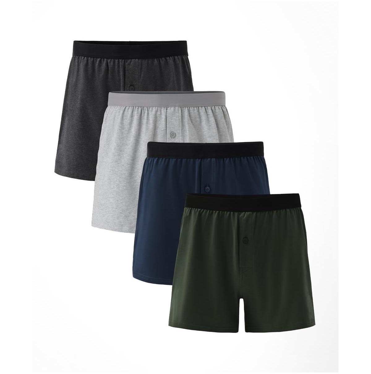 Click here for Pact Mens Everyday Knit Boxer 4-Pack Made With Org... prices